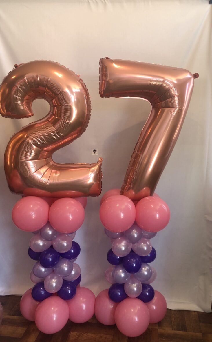 Balloon Columns - Air Lollipops